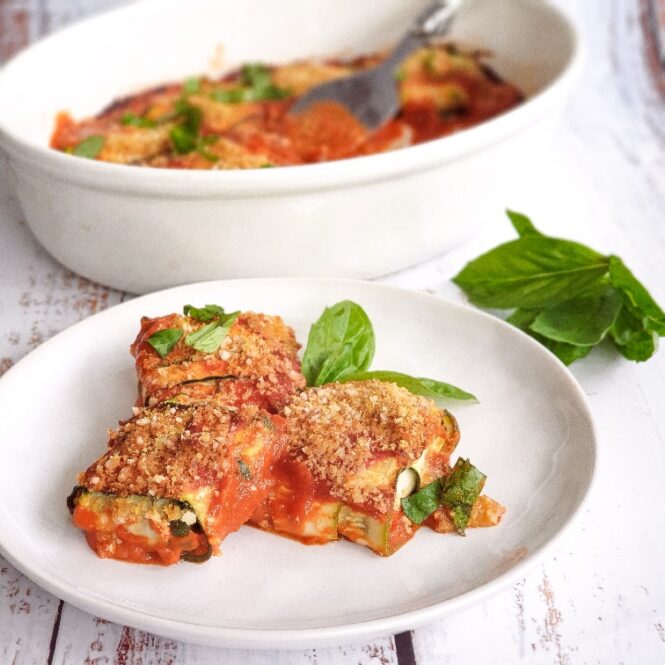 Zucchini Vegan Ricotta Ravioli - Wholesome Bellies