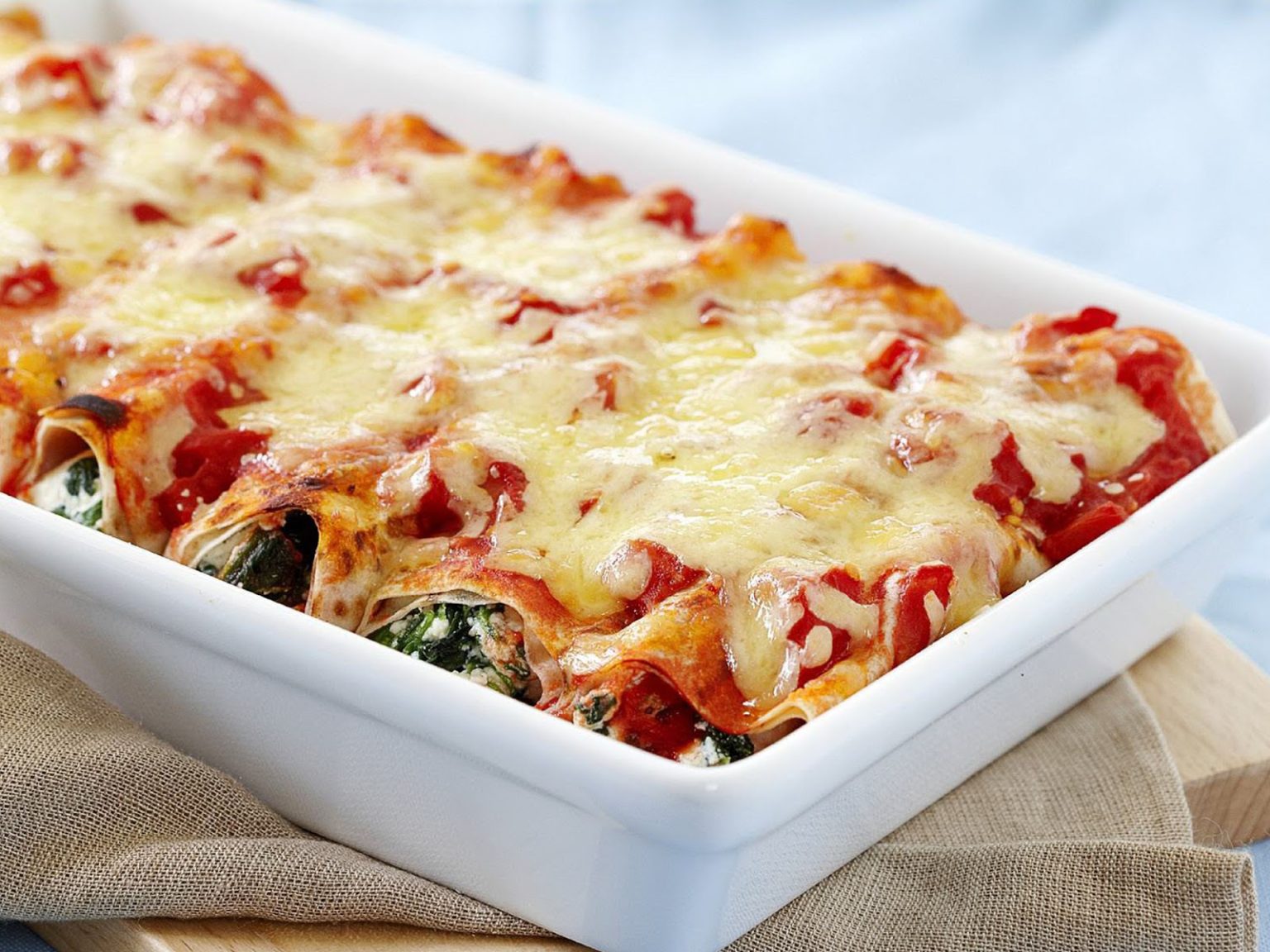 Cannelloni Vegetarian | Catering | Wholesome Bellies