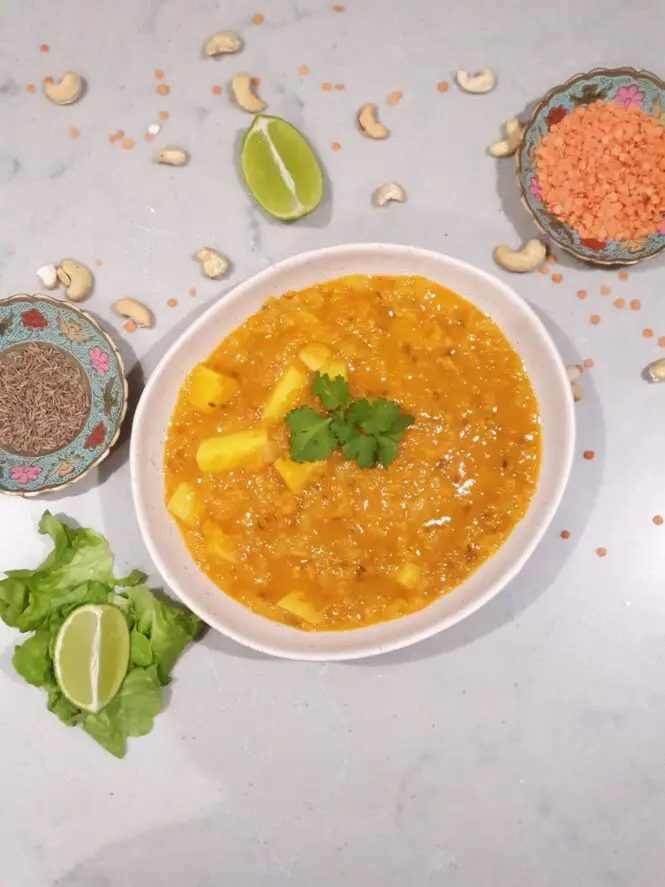 Indian Red Lentil Dhal Recipe - Wholesome Bellies
